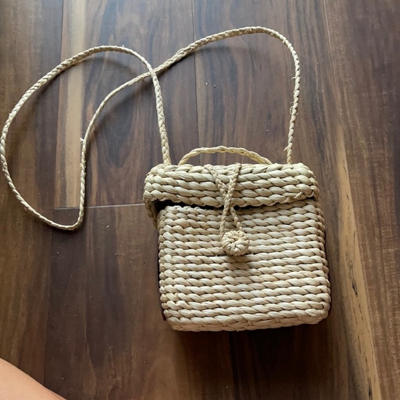 Bags | Rattan Purse | Poshmark
